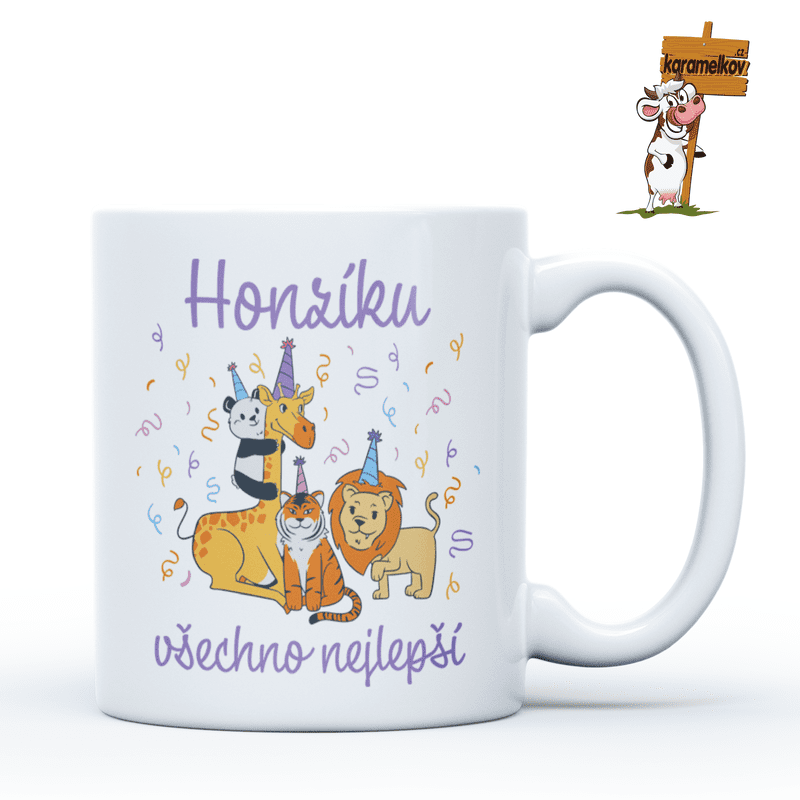 #125 Hrneček s vlastním textem – KARAMELKOV